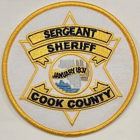 Dave's Uniforms, LLC - COOK COUNTY SHERIFF SERGEANT 4" CIRCLE BADGE ...