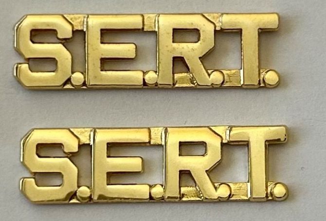 Dave's Uniforms, LLC - S.E.R.T. COLLAR PINS - 3/8" TALL - SOLD IN PAIRS ...