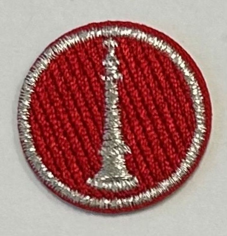 Dave's Uniforms, LLC - FIRE FIGHTER BUGLE, 1" CIRCLE - METALLIC SILVER ...