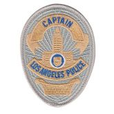 Dave's Uniforms, LLC - LAPD CAPTAIN EMBROIDERED BADGE PATCH - SEW ON ...