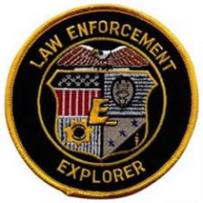 Dave's Uniforms, LLC - LAW ENFORCEMENT EXPLORER BLACK PATCH - SEW ON ...