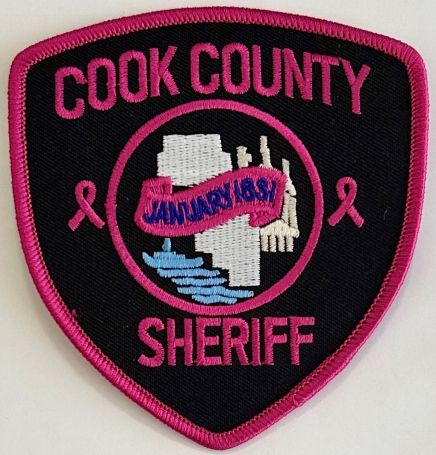Dave's Uniforms, LLC - COOK COUNTY ILLINOIS SHERIFF PINK SHOULDER PATCH ...