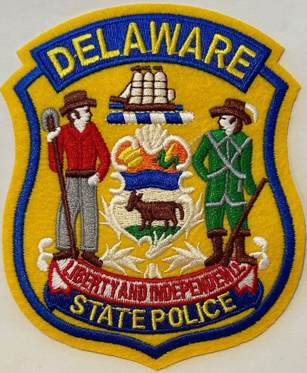 Dave's Uniforms, LLC - DELAWARE STATE POLICE SHOULDER PATCH - SEW ON ...