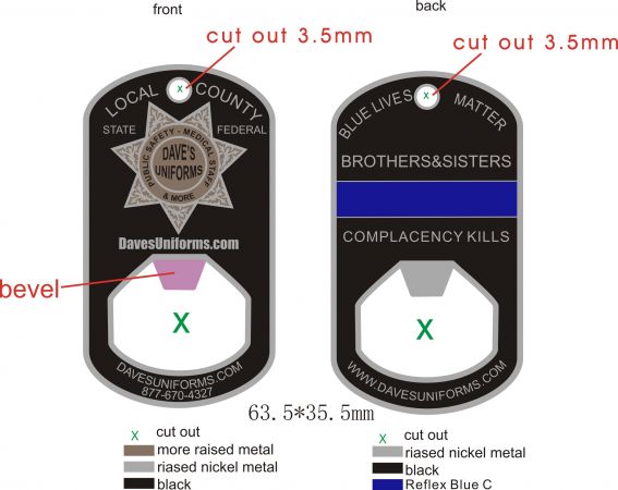 Dave's Uniforms, LLC - DAVE'S UNIFORMS BOTTLE OPENER CHALLENGE COIN ...