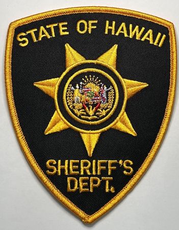 Dave's Uniforms, LLC - HAWAII SHERIFF DEPT SHOULDER PATCH - SEW ON ...