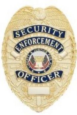 Dave's Uniforms, LLC - SECURITY Enforcement Officer Badge - Oval Shape ...