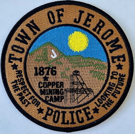 Dave's Uniforms, LLC - JEROME, ARIZONA POLICE DEPARTMENT SHOULDER PATCH ...