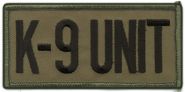Dave's Uniforms, LLC - K-9 UNIT 2"T x 4"W ID PATCH., LAW ENFORCEMENT ...