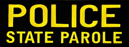 Dave's Uniforms, LLC - POLICE STATE PAROLE 4"T x 11"W Back Patch, LAW ...