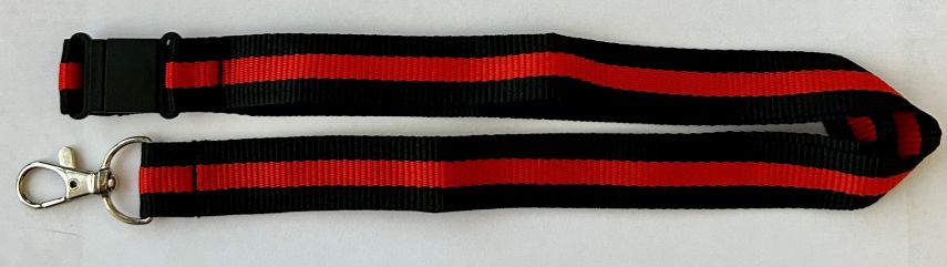 Dave's Uniforms, LLC - FIRE DEPARTMENT LANYARD., LANYARDS, THINRED-LANYARD