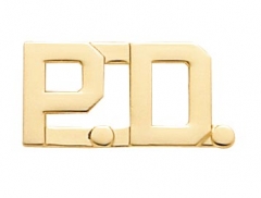 Dave's Uniforms, LLC - P.D. Collar Pins 3/8" TALL - SOLD in PAIRS, LE ...