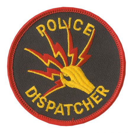 Dave's Uniforms, LLC - POLICE DISPATCHER - 3 INCH Circle - RED, LAW ...